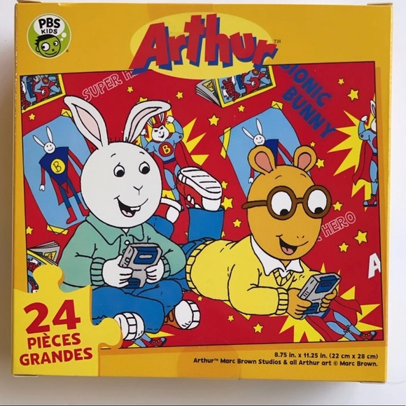 Pbs Kids | Toys | Pbs Kids Arthur 24 Piece Puzzle | Poshmark